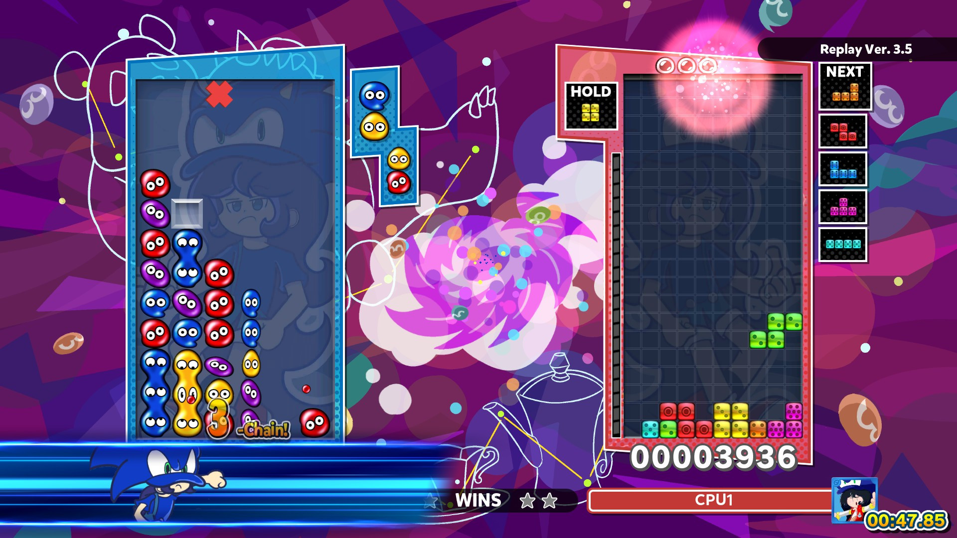 Twin Terror Pack - Saph & Sutazu Mod for Puyo Puyo Tetris 2 | PPT2 Mods