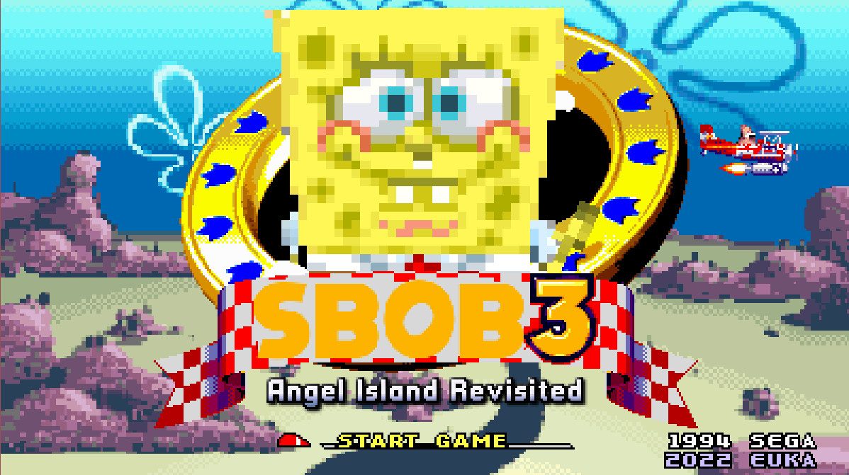 (3.7) SpongeBob The Sponge 3 A.I.R And Squidward Mod for Sonic 3 A.I.R ...