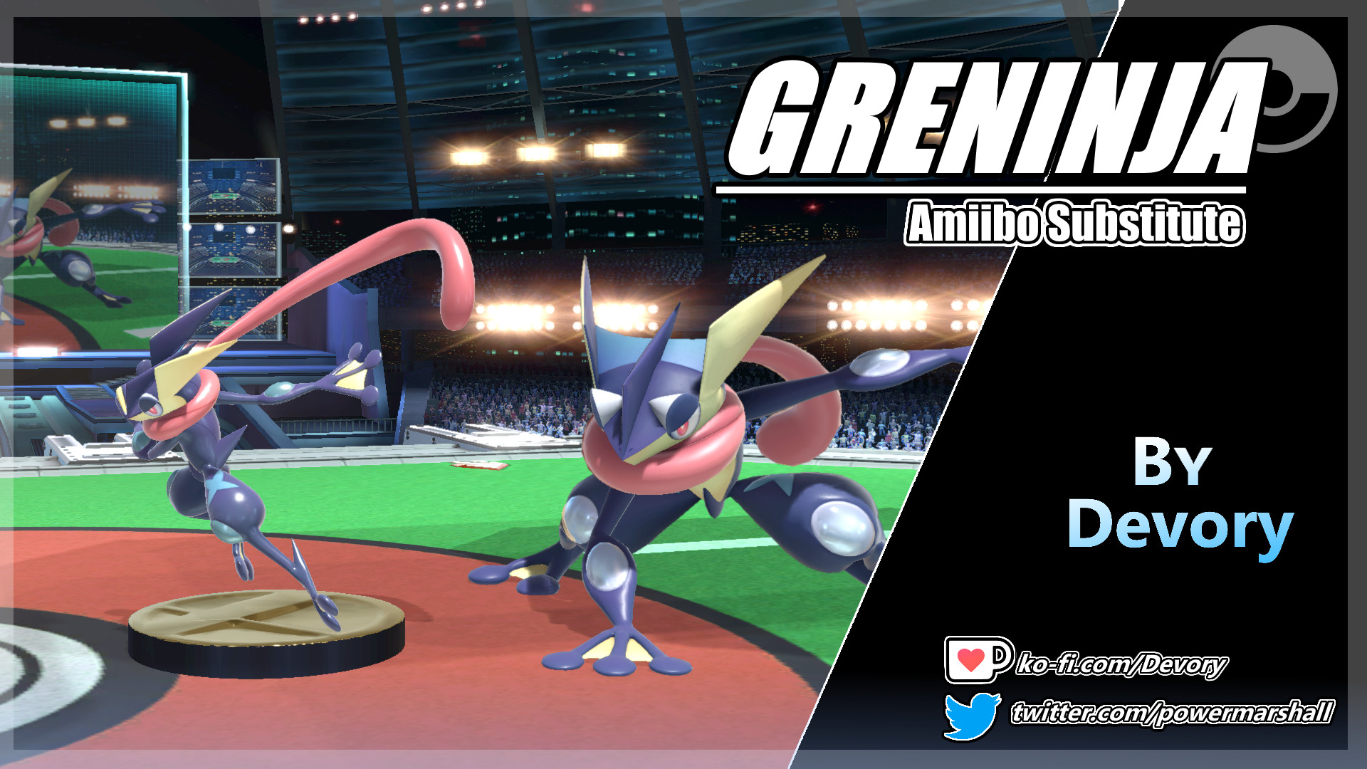 Greninja Amiibo Doll Mod for Super Smash Bros. Ultimate | SSBU Mods