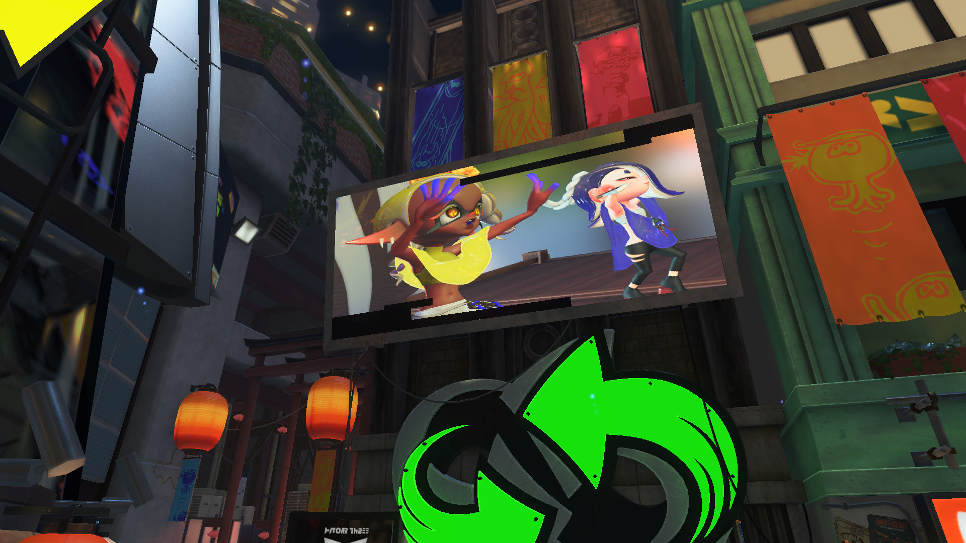 Clean plaza screens [Splatoon 3] [Mods]