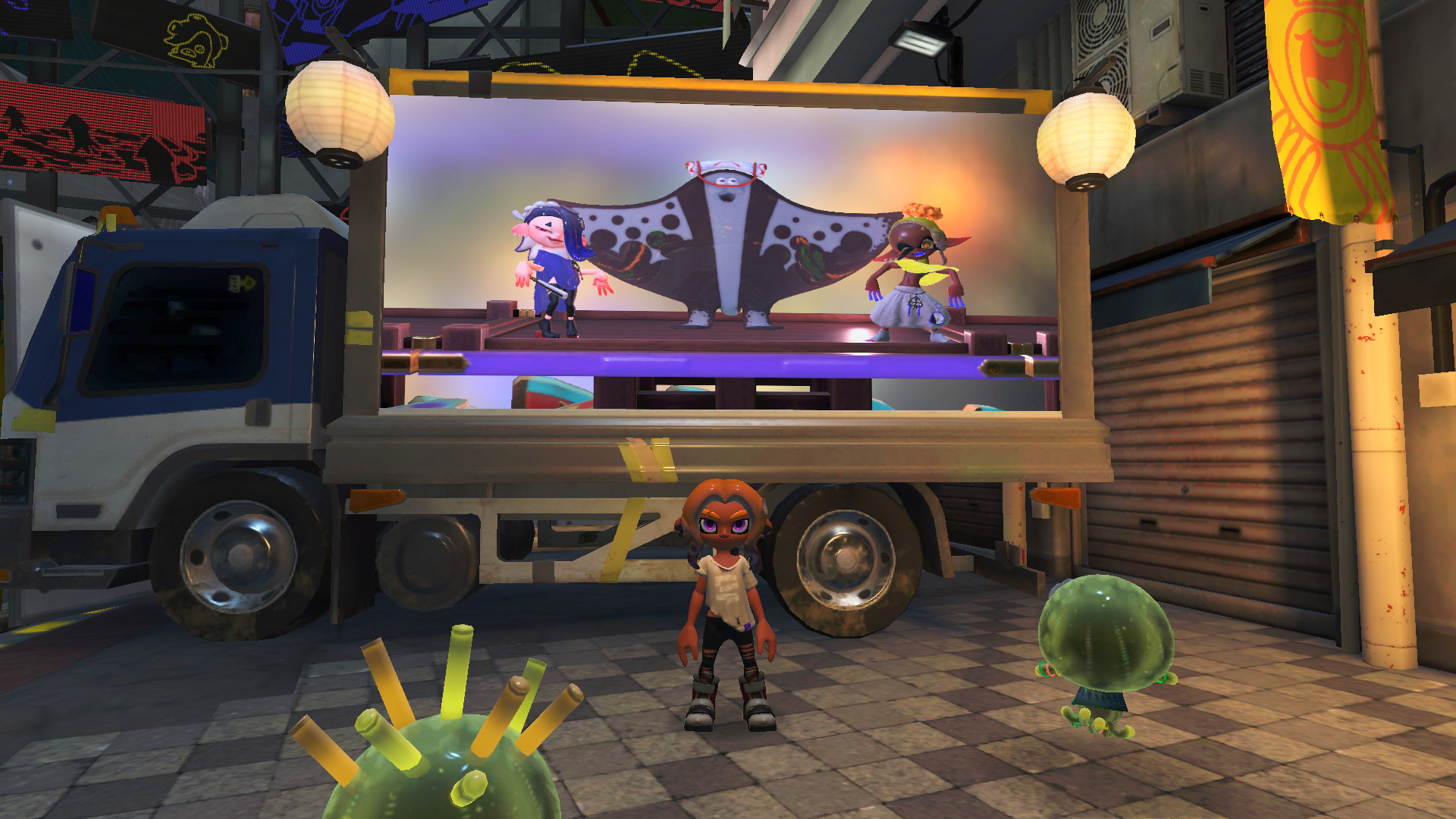 Clean plaza screens [Splatoon 3] [Mods]