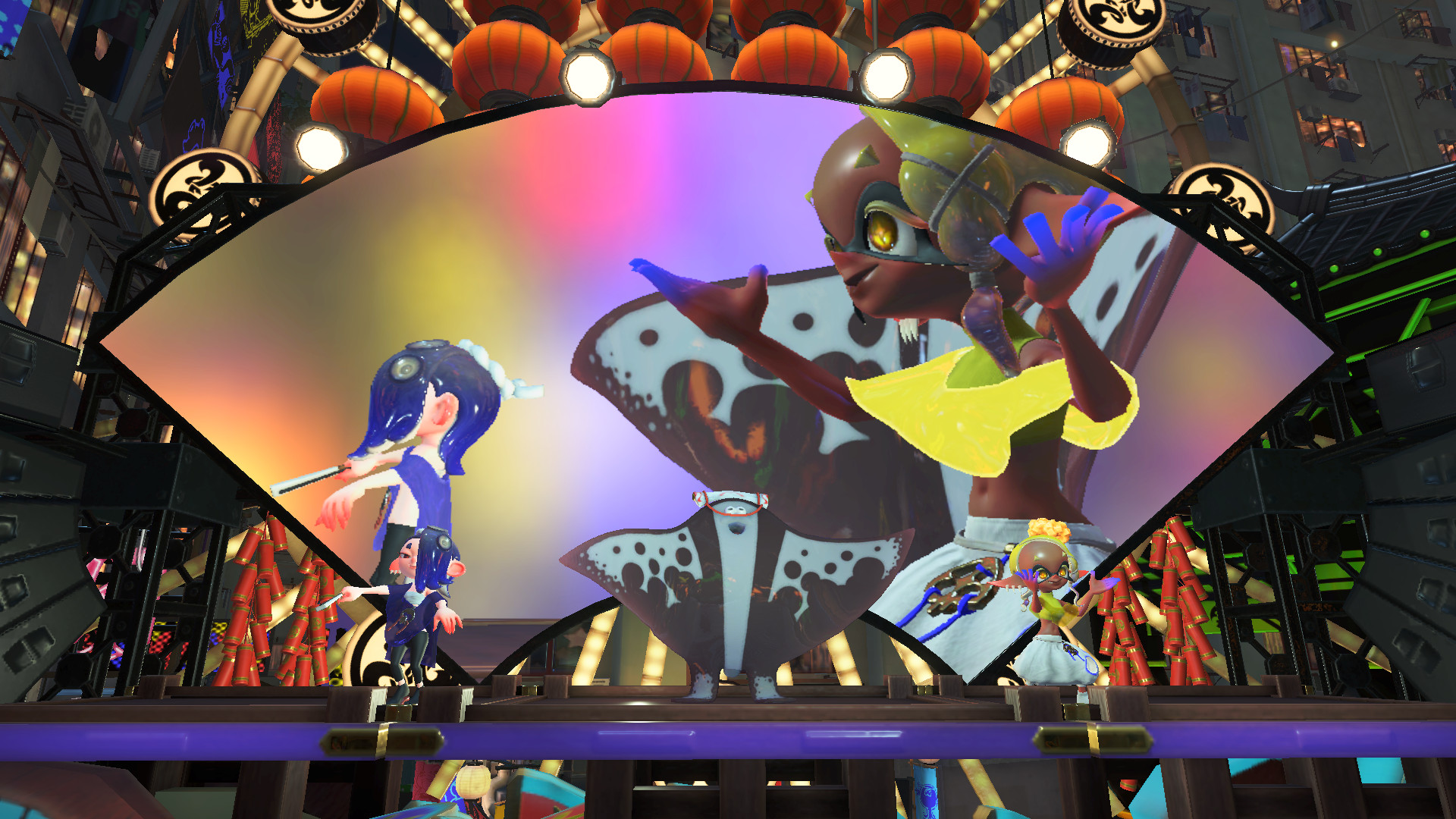 Clean plaza screens [Splatoon 3] [Mods]