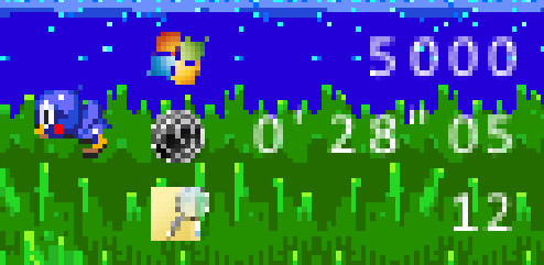 Windows 7-Styled HUD and Monitors Mod for Sonic 3 A.I.R. | S3AIR Mods