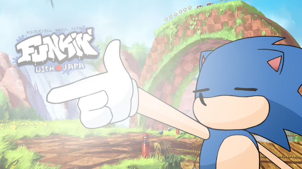 Funkin With Asian Sonic 3.0 (VS Japa) [Friday Night Funkin'] [Mods]