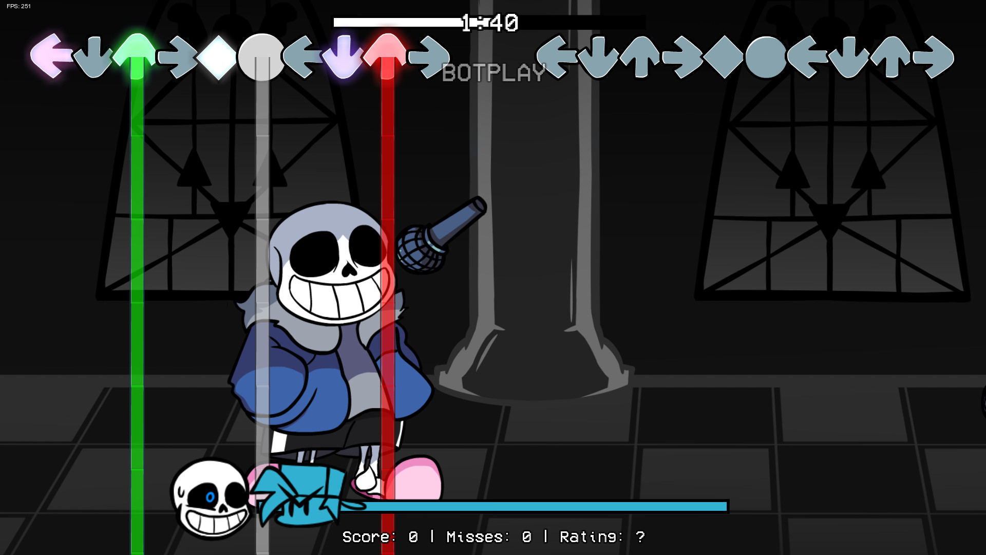 hard mode 10 keys rechart [Friday Night Funkin'] [Mods]