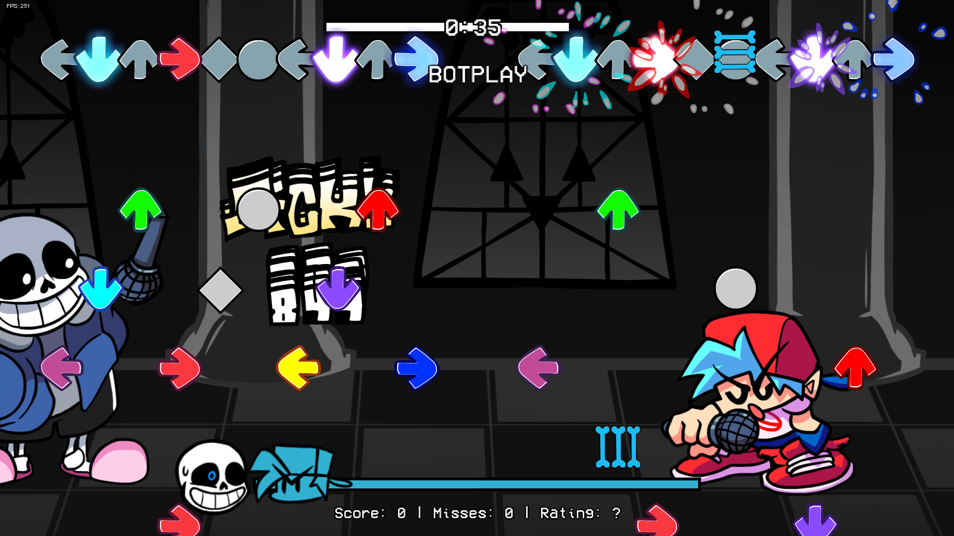 hard mode 10 keys rechart [Friday Night Funkin'] [Mods]