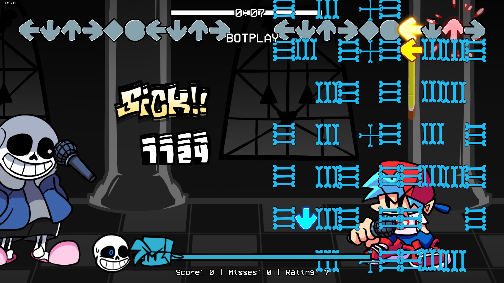 hard mode 10 keys rechart [Friday Night Funkin'] [Mods]