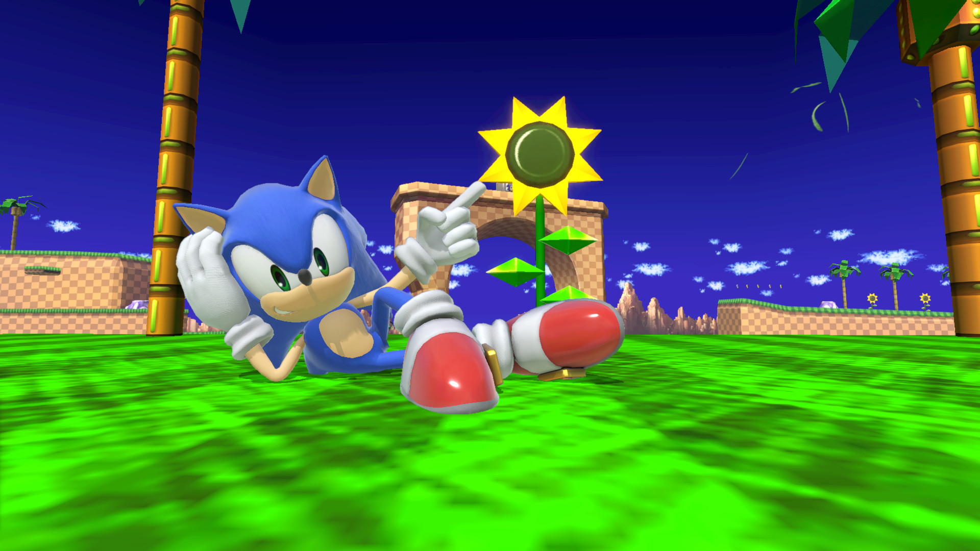 Different taunts for Sonic Mod for Super Smash Bros. Ultimate | SSBU Mods