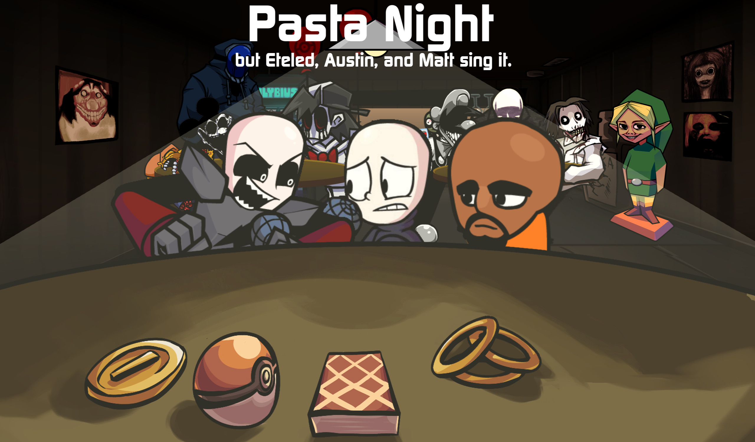 Pasta Night but the Miis sing it. Mod for Friday Night Funkin' | FNF Mods