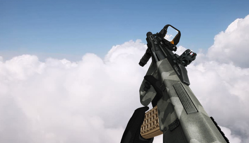 AUG A3 White Camo Mod for Counter-Strike 1.6 | CS1.6 Mods