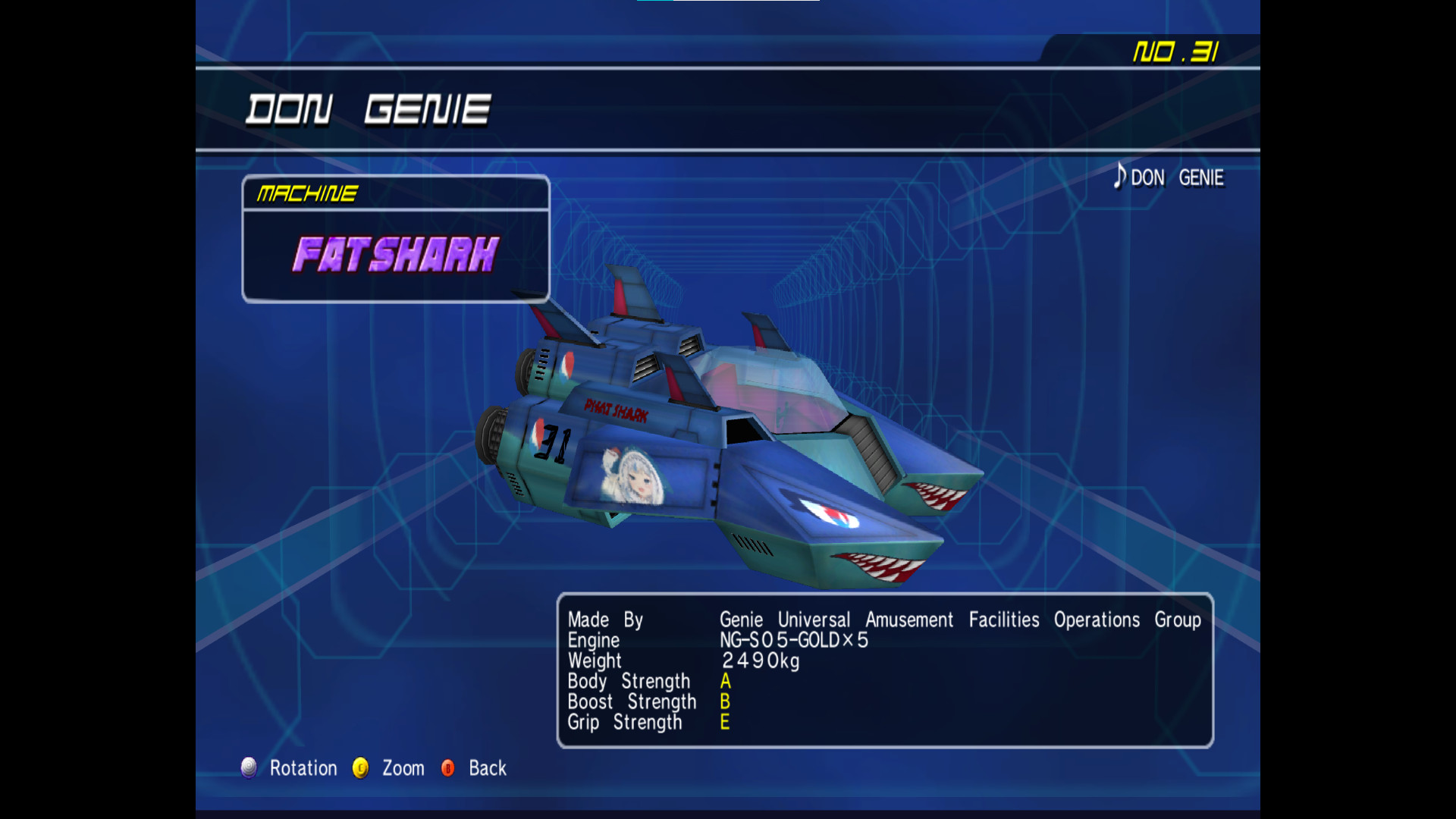 Gawr Gura Fat Shark [F-Zero GX] [Mods]