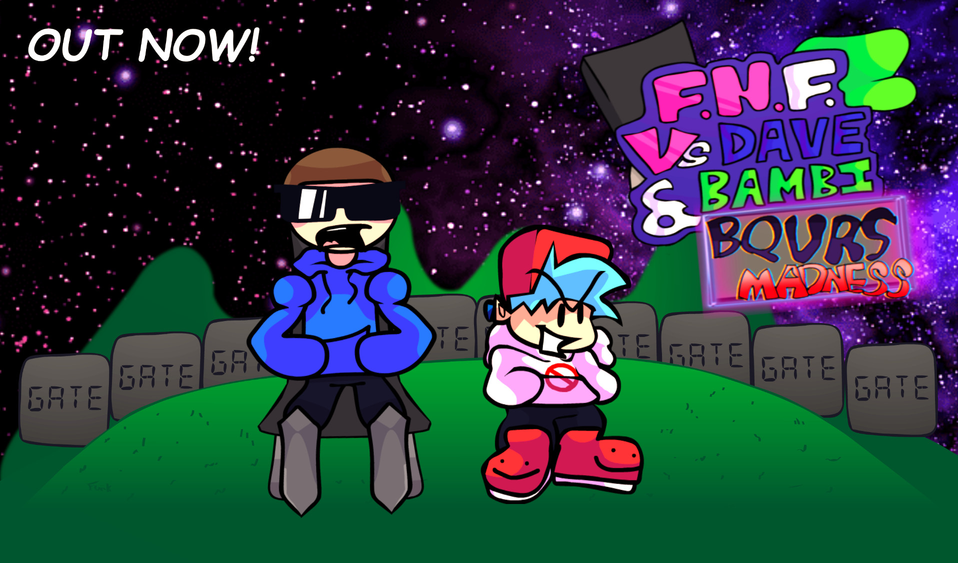 Vs. Dave and Bambi Bqurs Madness 1.2 Mod for Friday Night Funkin' | FNF ...