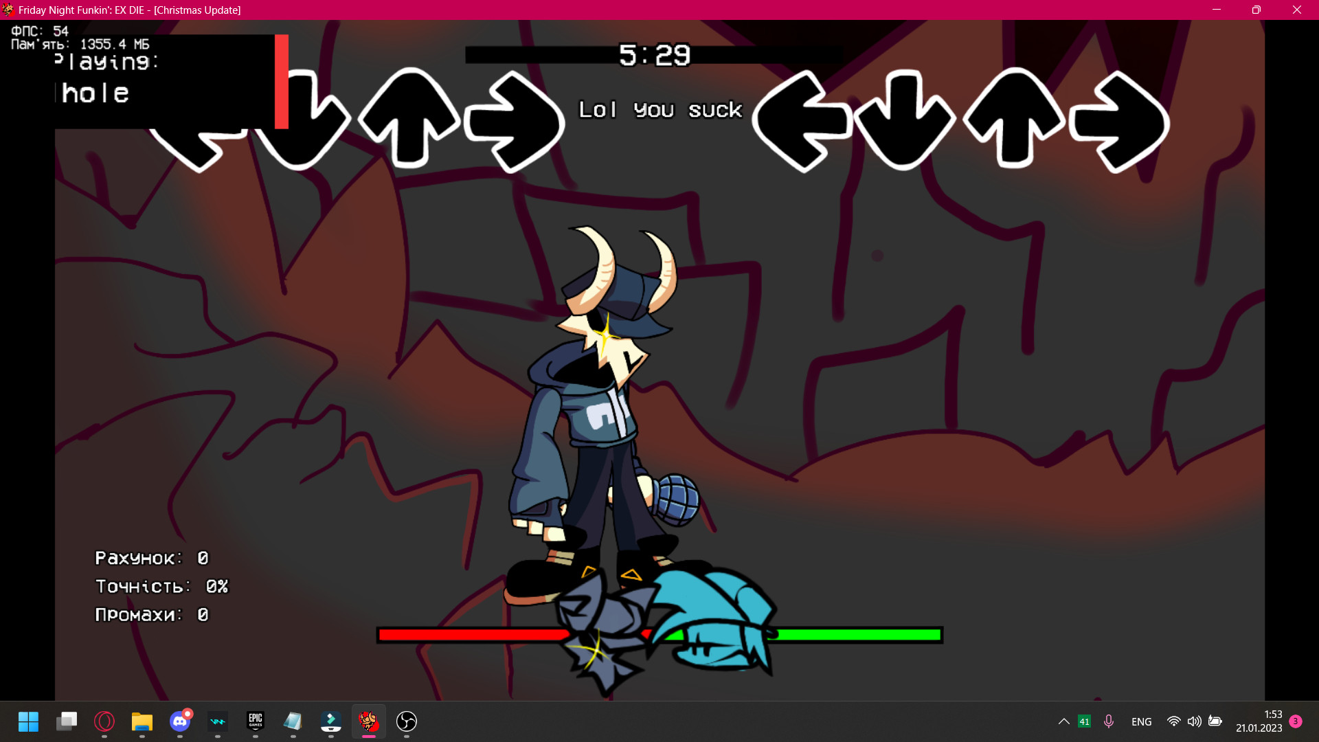 Friday Night Funkin' VS EX DIE[FREEZED] Mod for Friday Night Funkin ...