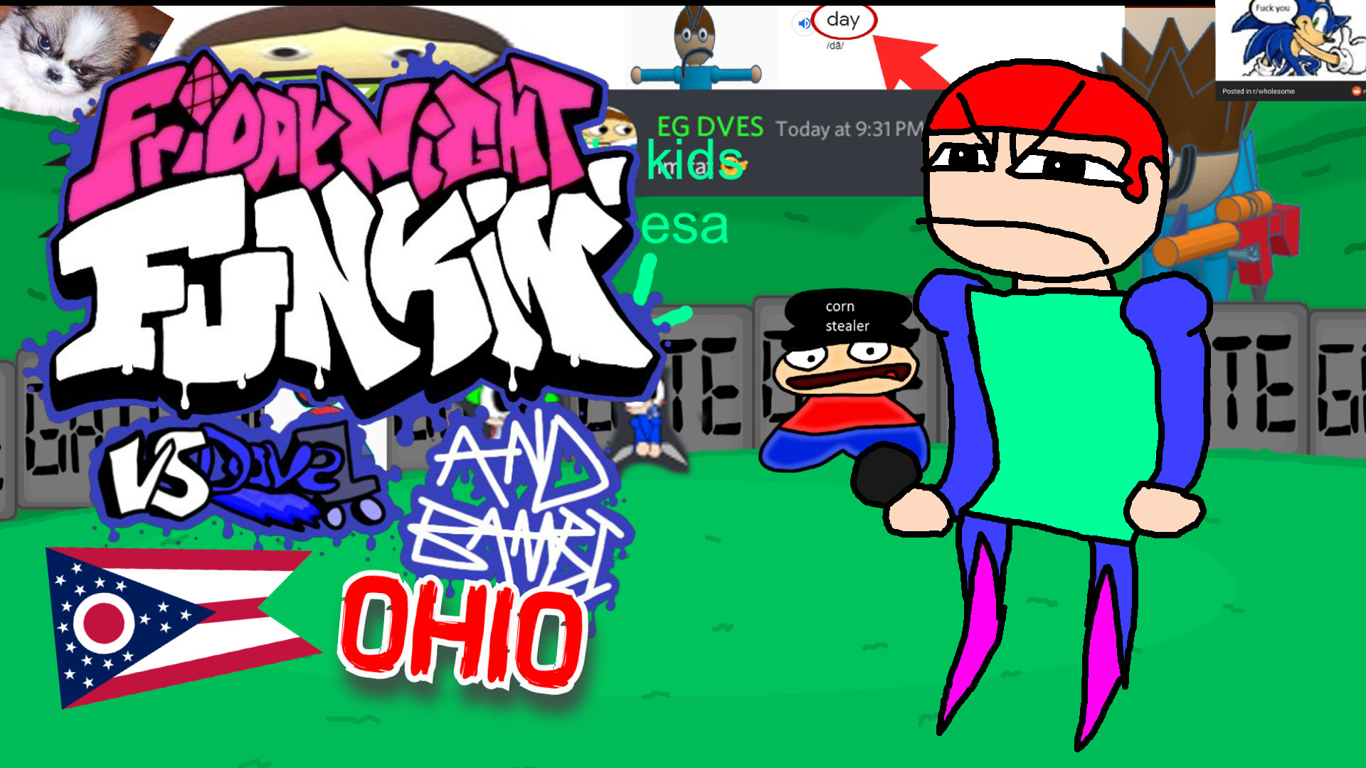 vs. dave and bambi repainted Mod for Friday Night Funkin' | FNF Mods