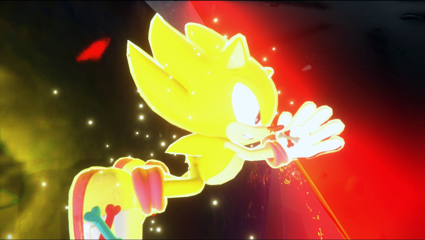 Inugami Korone Outfit for Super Sonic [Sonic Frontiers] [Mods]