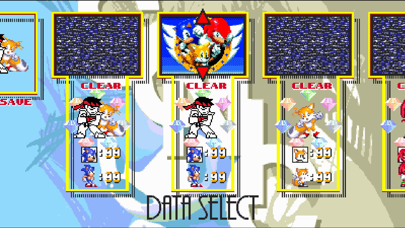 Ryu over Sonic [Sonic 3 A.I.R.] [Mods]