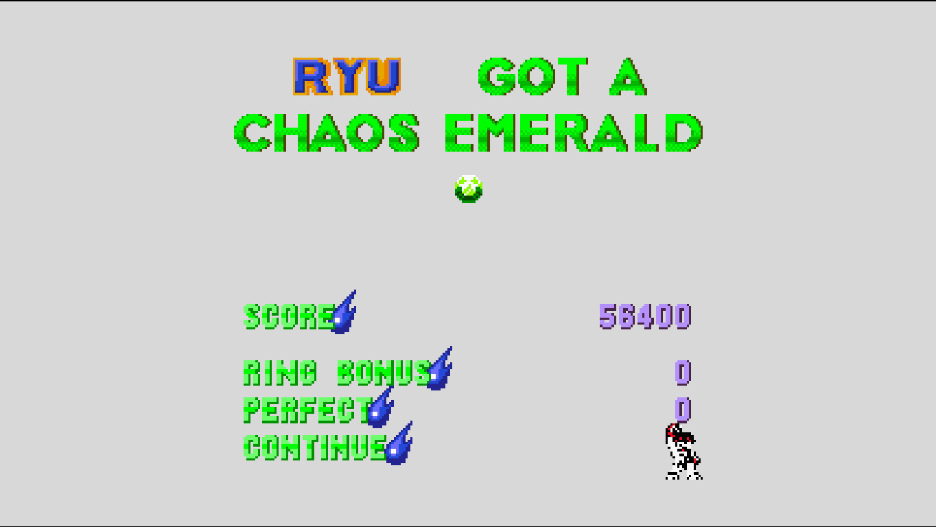 Ryu over Sonic [Sonic 3 A.I.R.] [Mods]