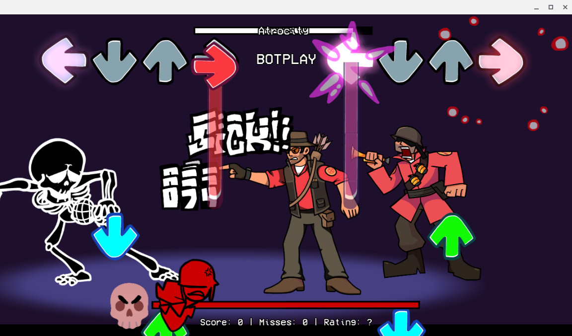 Atrocity but Sniper & Soldier sing against skele Mod for Friday Night ...