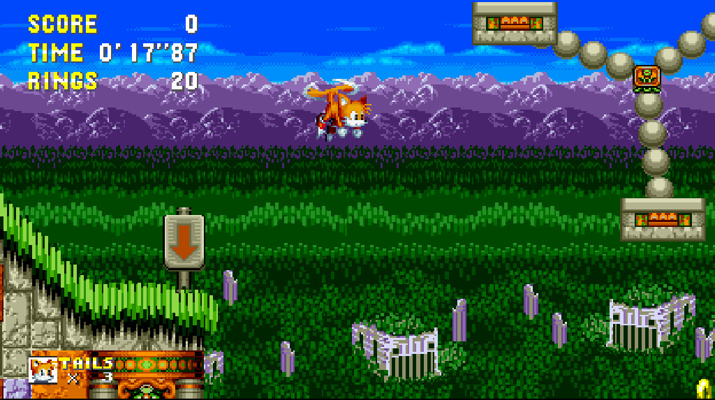 Mania Style Pallete MGZ Mod for Sonic 3 A.I.R. | S3AIR Mods