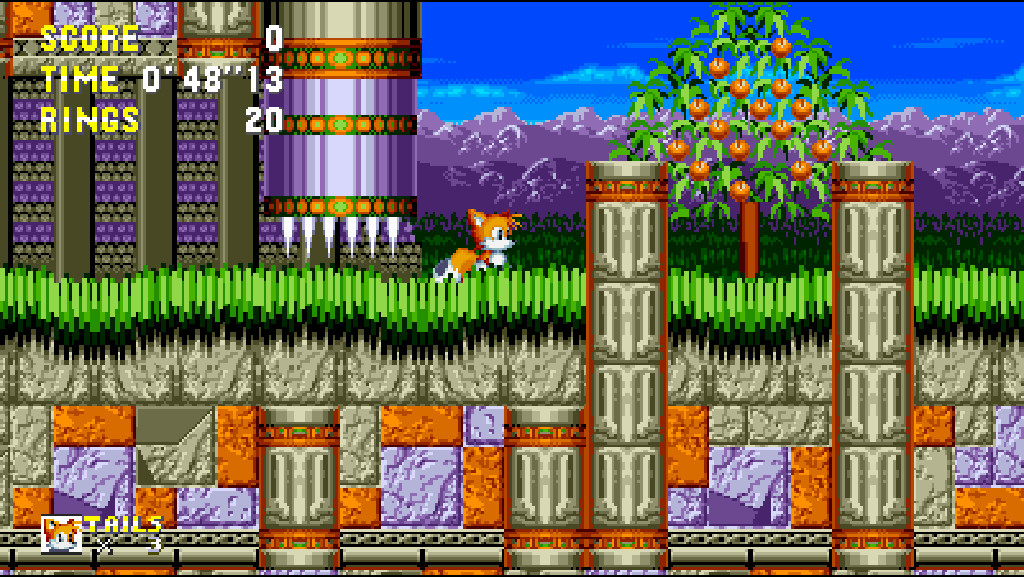 Mania Style Pallete MGZ Mod for Sonic 3 A.I.R. | S3AIR Mods