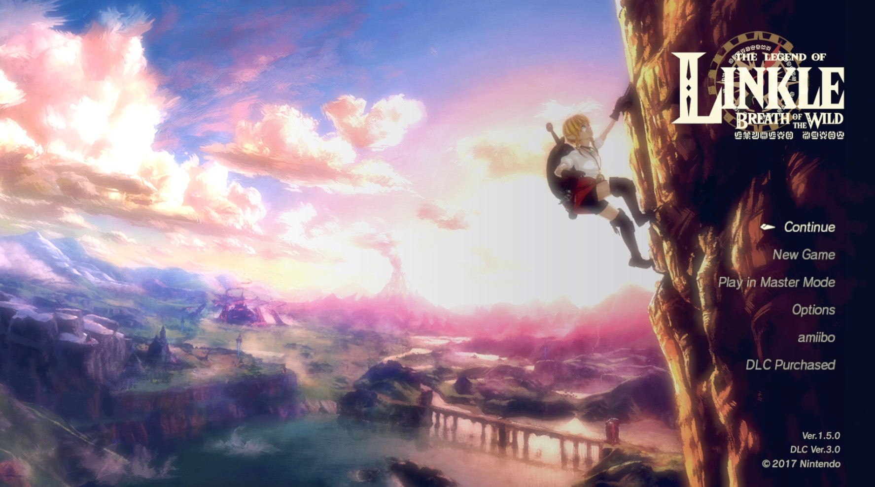 [LINKLE] Title Screen NX (natural) Mod for The Legend of Zelda: Breath ...