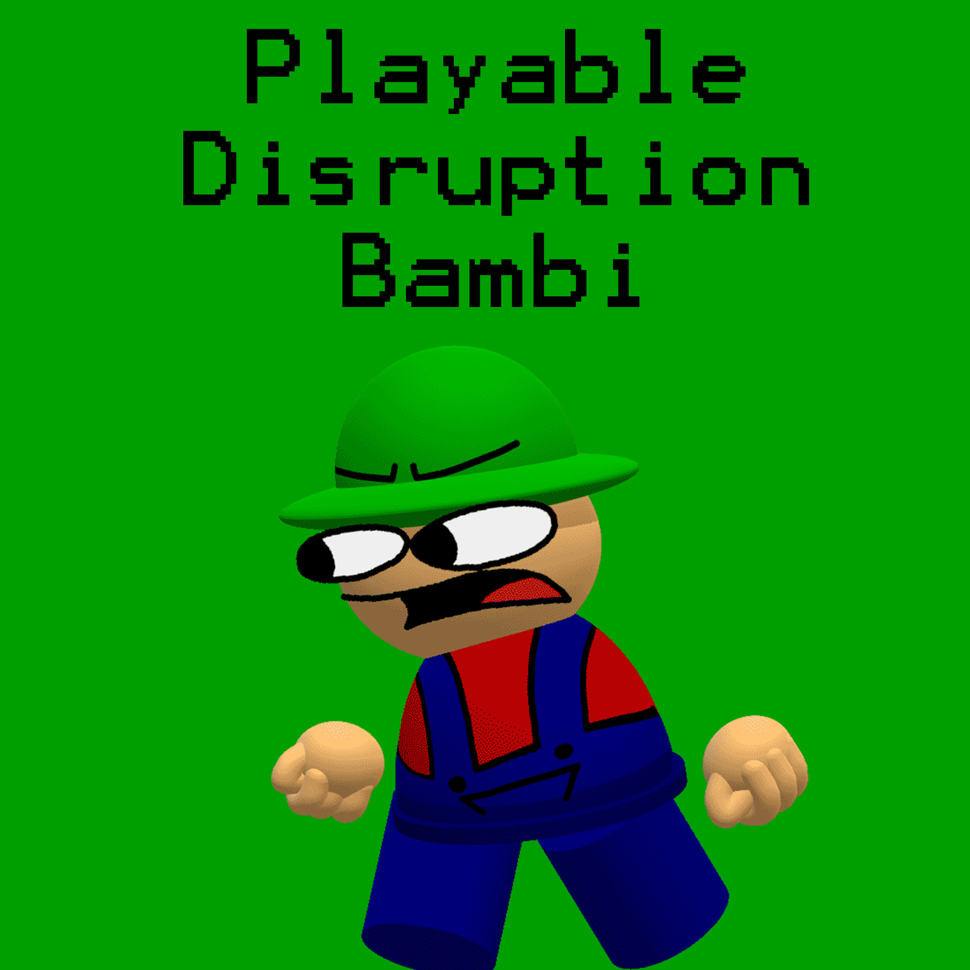 Playable Disruption bambi Mod for Friday Night Funkin' | FNF Mods