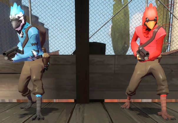 Complete Full Count Fowl set (Batter's Beak set) Mod for Team Fortress ...