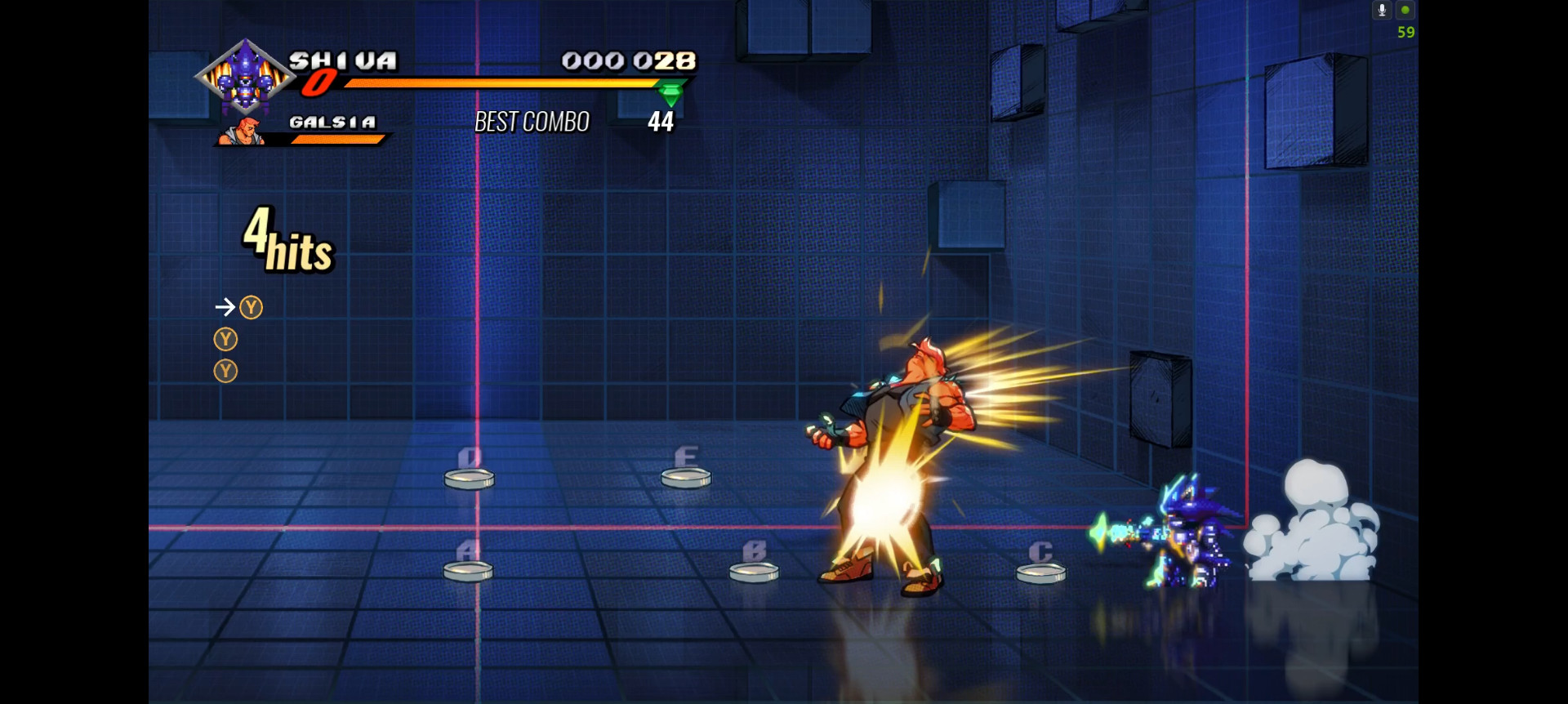 Mecha Sonic over SoR4-Shiva [Streets of Rage 4] [Mods]