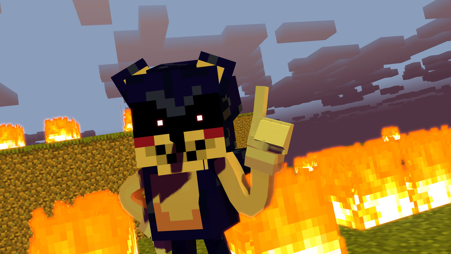 Sonic the EXE gets blocky Mod for Friday Night Funkin' | FNF Mods