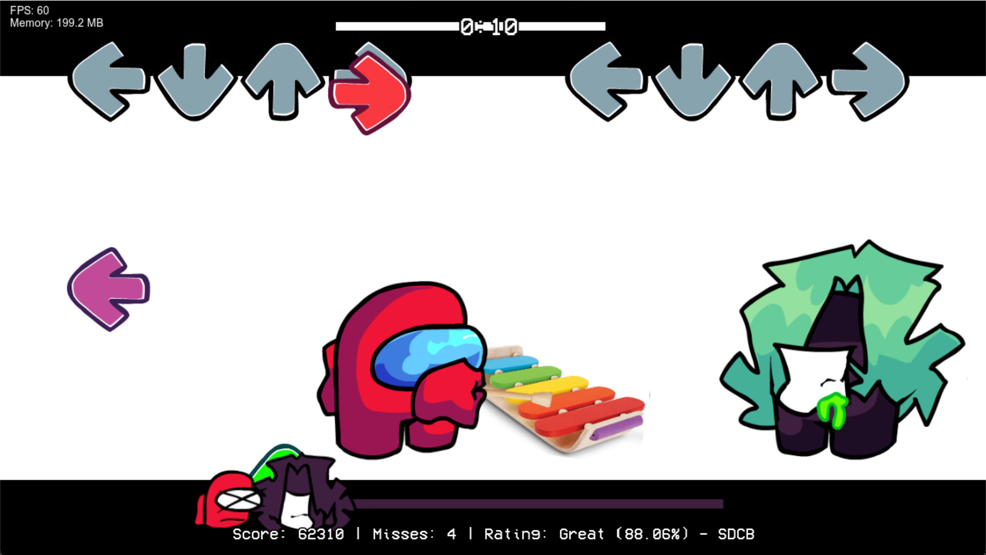 FNF One Shot Mod | Binej Yeah vs Red Crewmate [Friday Night Funkin'] [Mods]