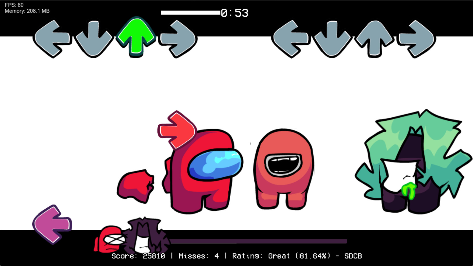 FNF One Shot Mod | Binej Yeah vs Red Crewmate [Friday Night Funkin'] [Mods]