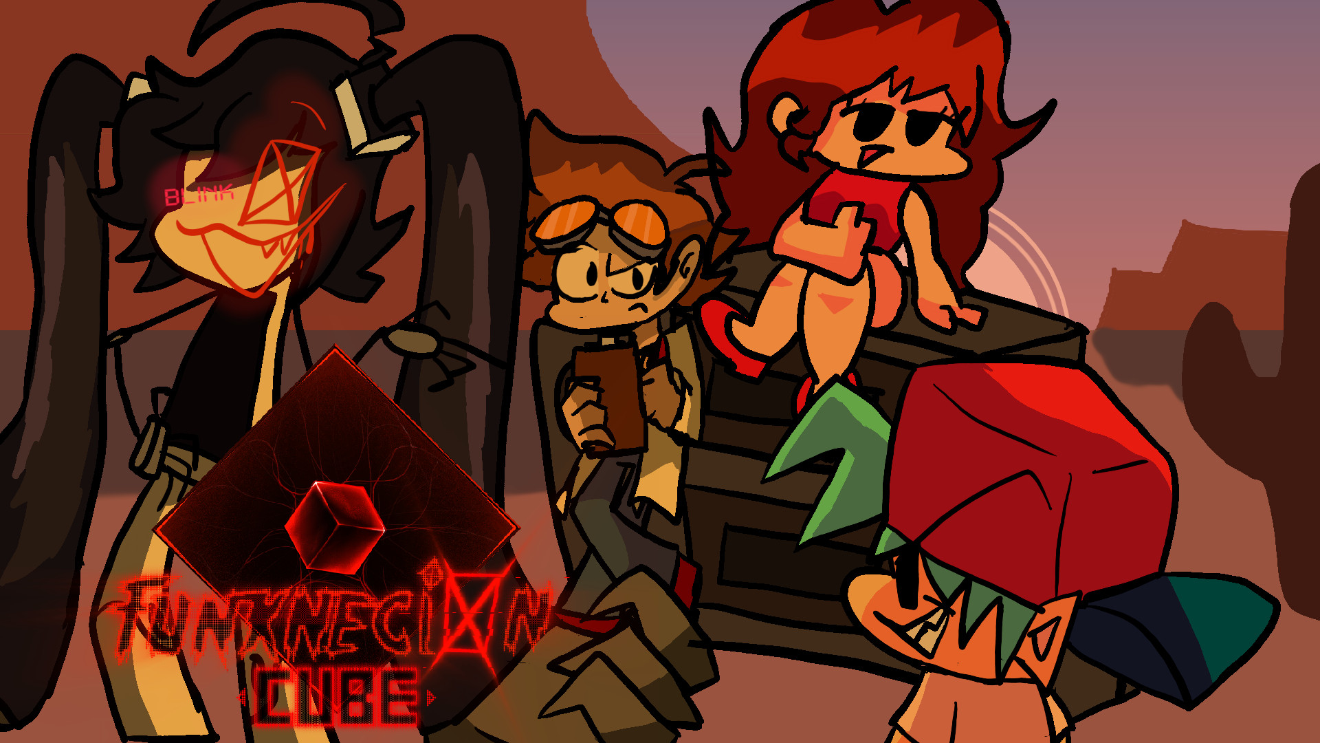 FNF Vs Funknecion Cube // V1 COMING SOON [Friday Night Funkin'] [Mods]