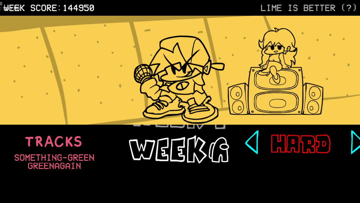VS Lime Green V2 Mod for Friday Night Funkin' | FNF Mods