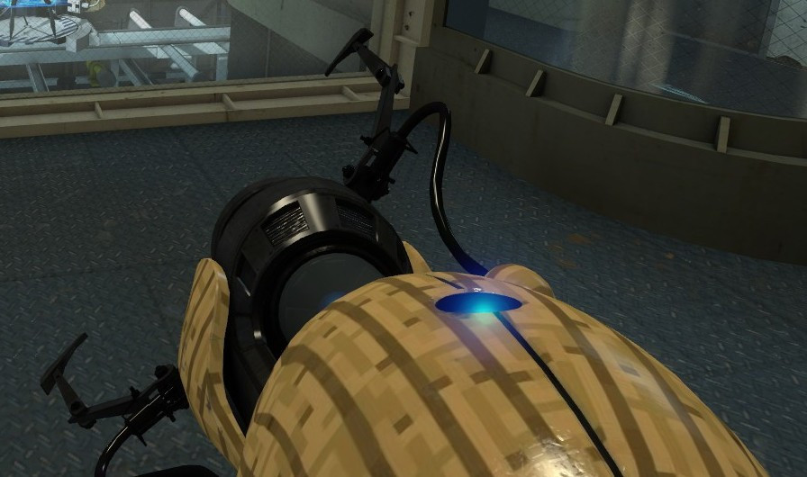 Minecraft Wood portal gun [Portal 2] [Mods]