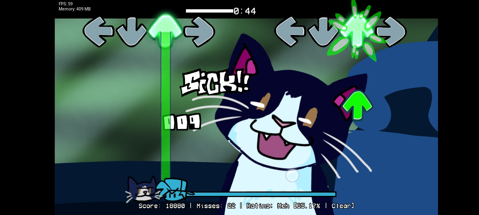 Totally an normal fnf mod (vs meme cat) Mod for Friday Night Funkin ...