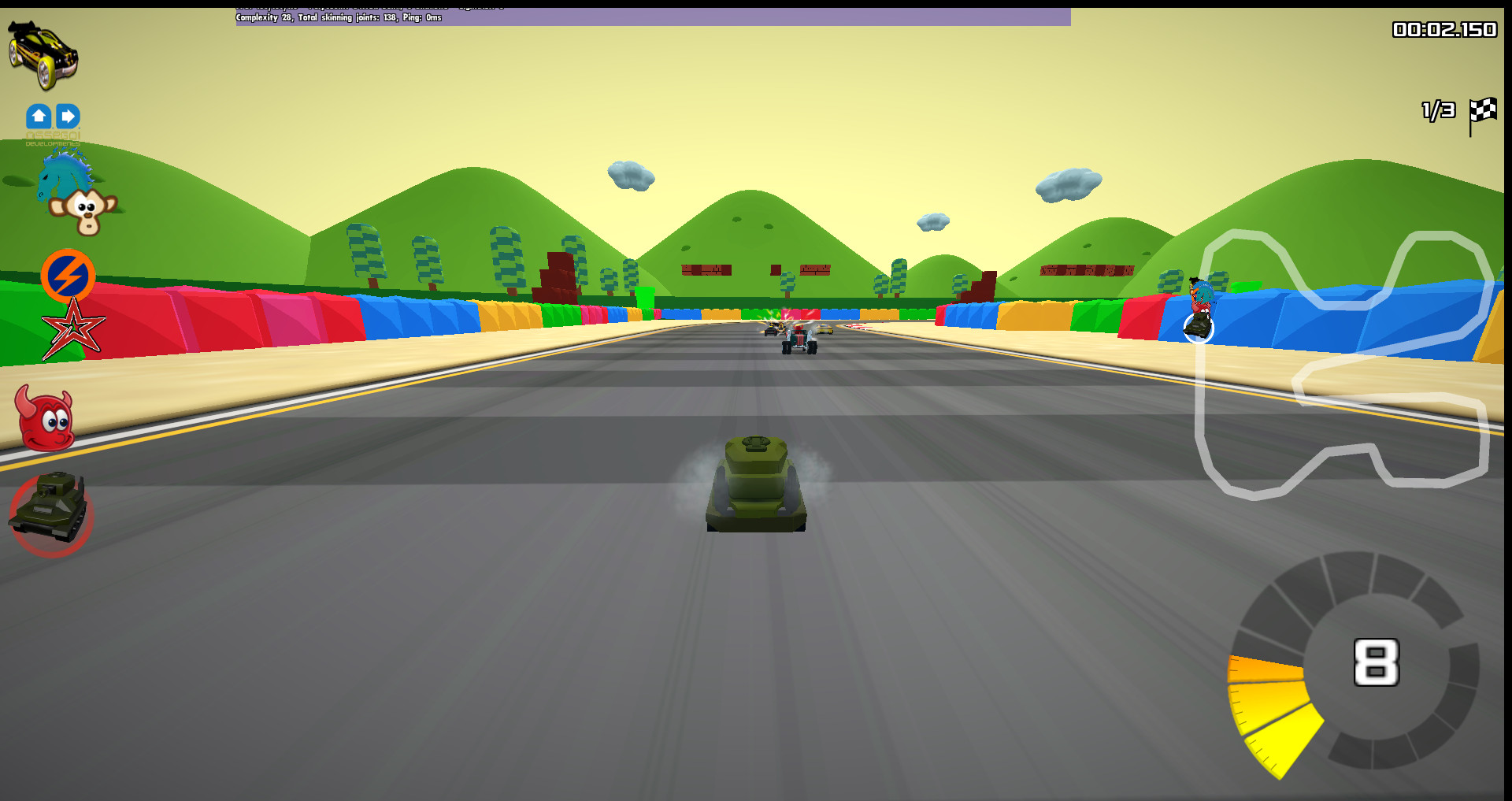 snes mario circuit 3 Mod for SuperTuxKart | STK Mods