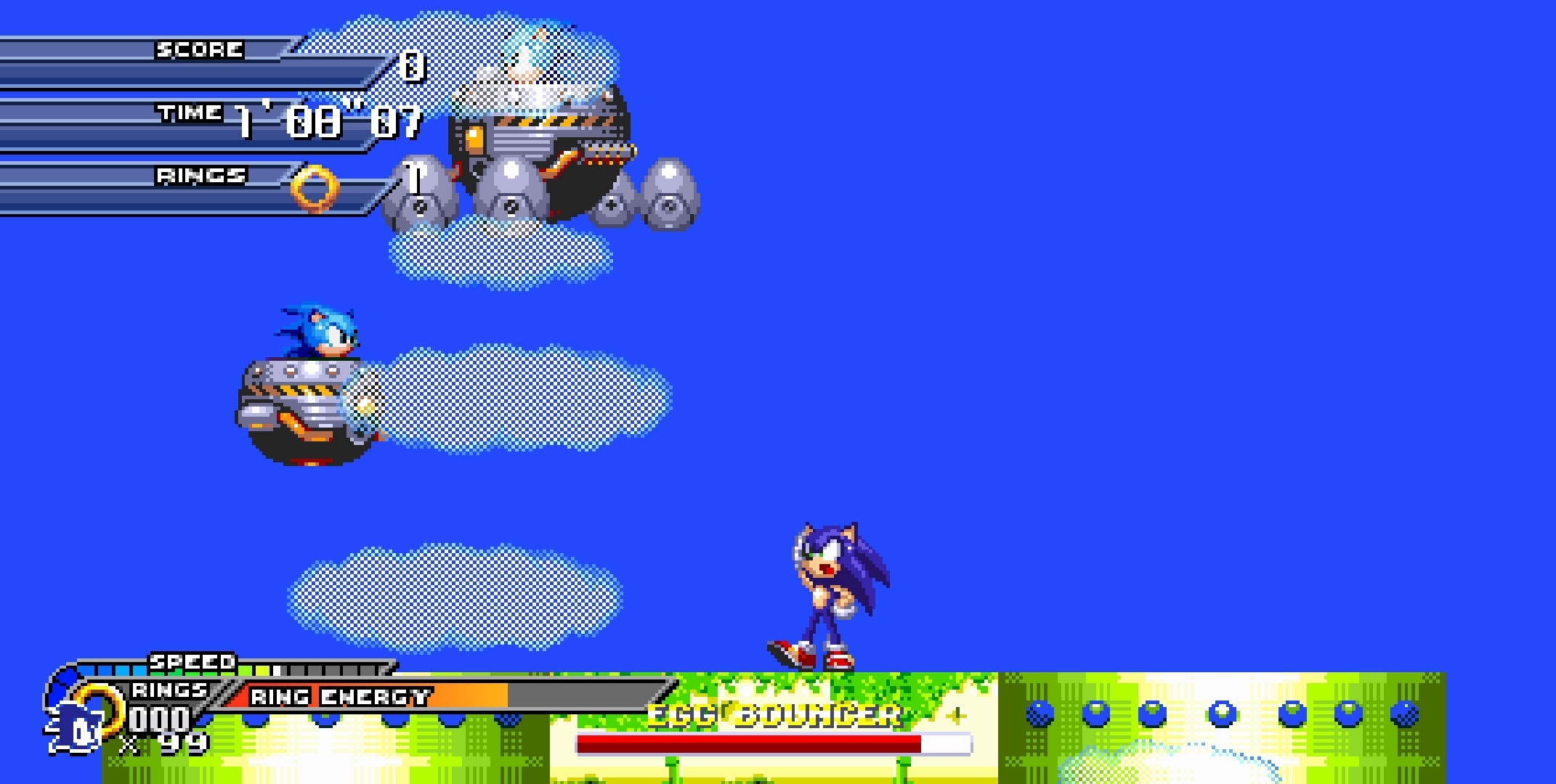 Mania Sonic over Mecha Sonic Mod for Sonic 3 A.I.R. | S3AIR Mods