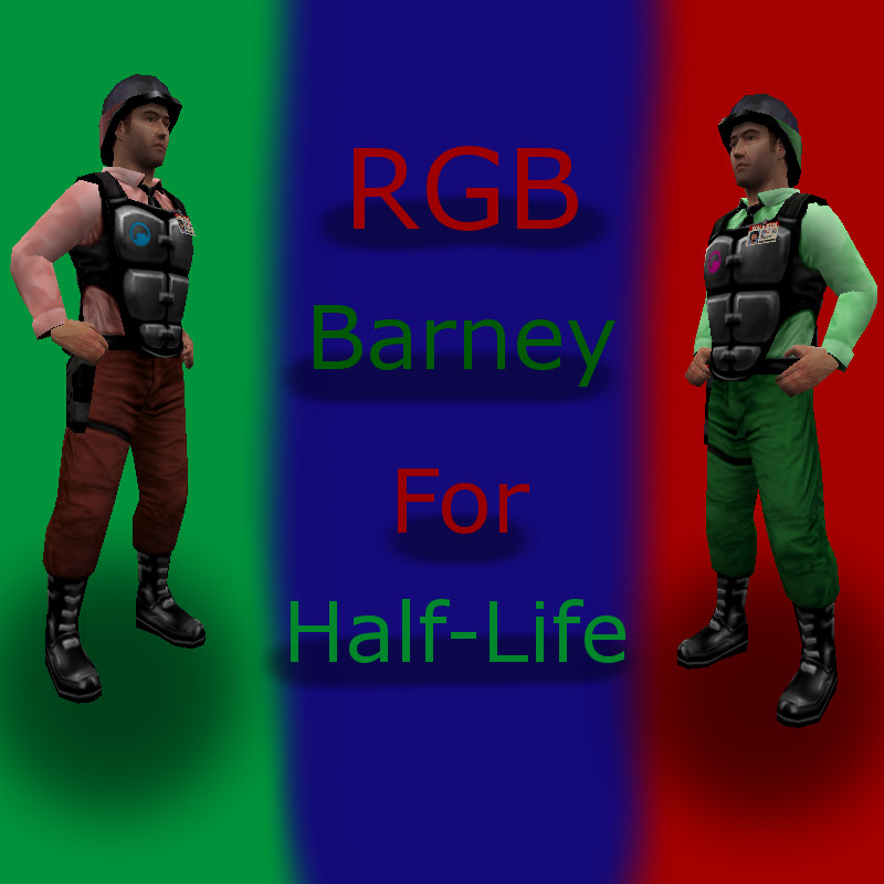 RGB Barney Mod for Half-Life | HL Mods