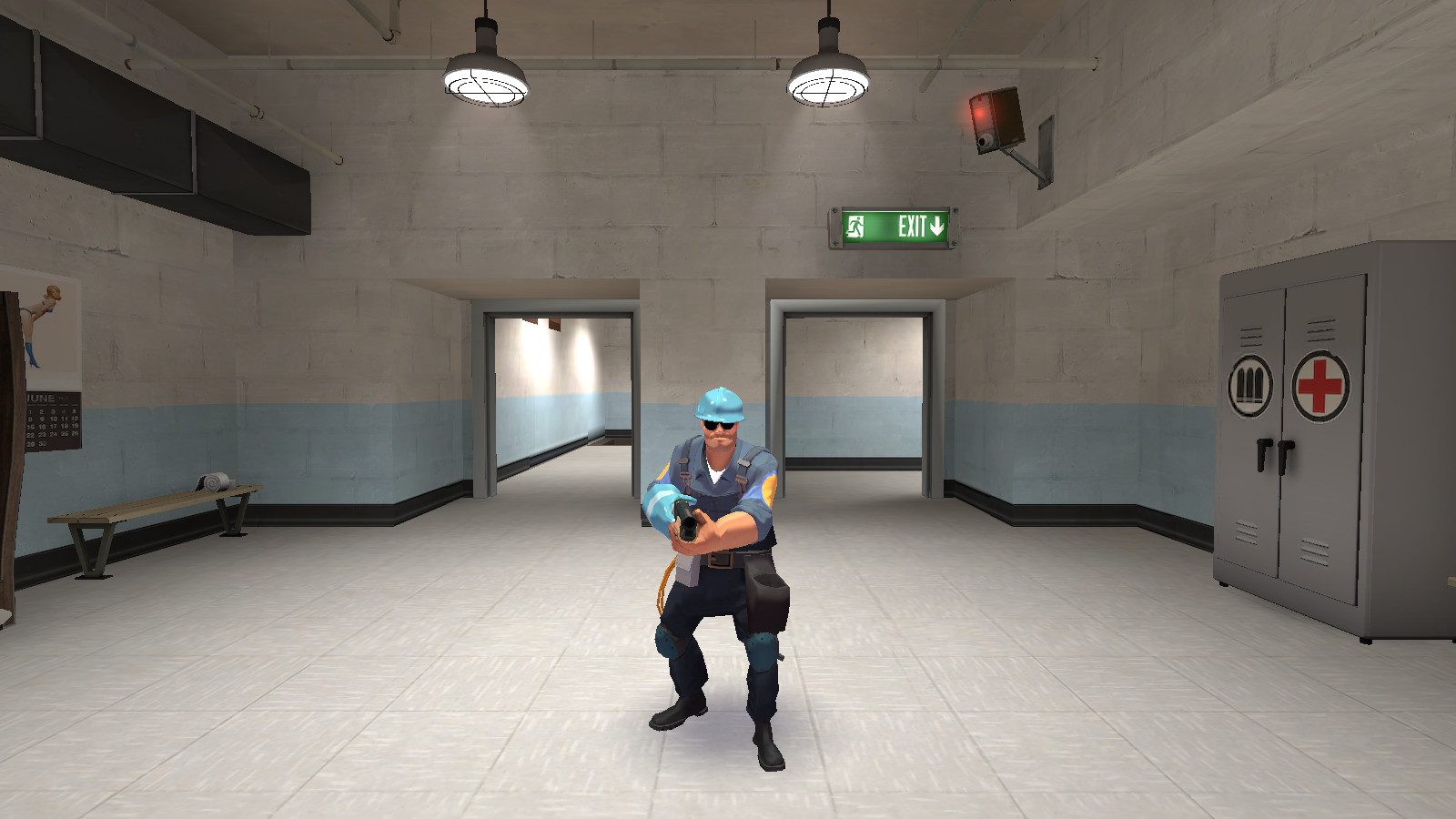 Team Colored Engineer Helmet [Pre-Fortress 2] [Mods]