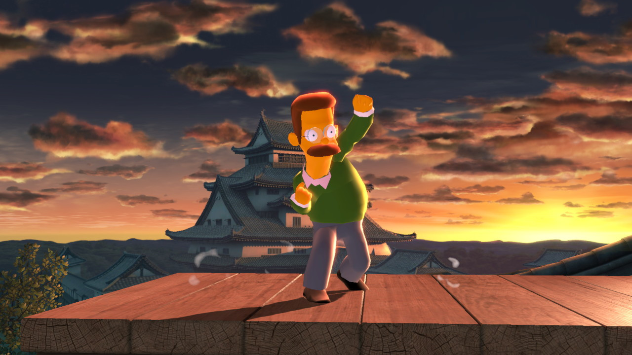 Ned Flanders Mod for Super Smash Bros. Ultimate | SSBU Mods