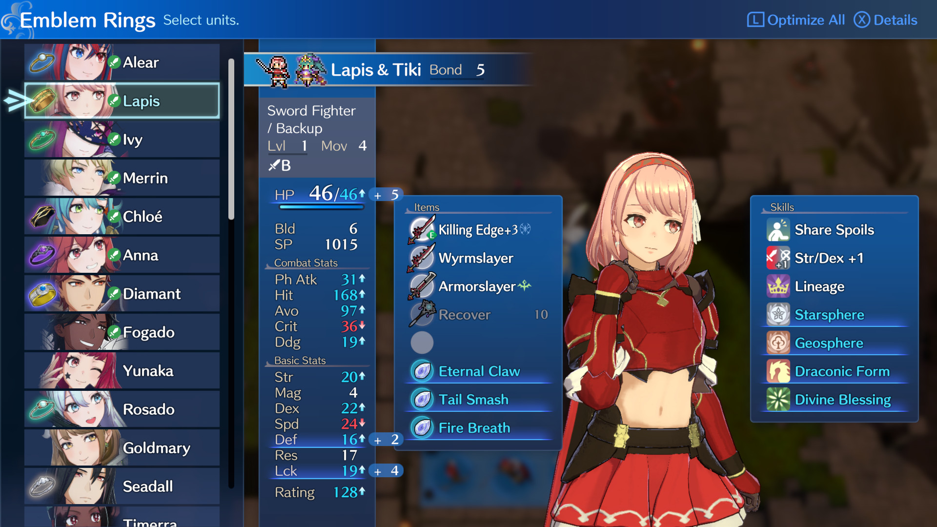 Lapis Midriff and Thighs Mod for Fire Emblem Engage | FEE Mods
