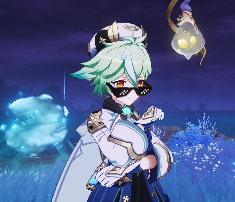 Sucrose With Sunglasses Mod for Genshin Impact | GI Mods