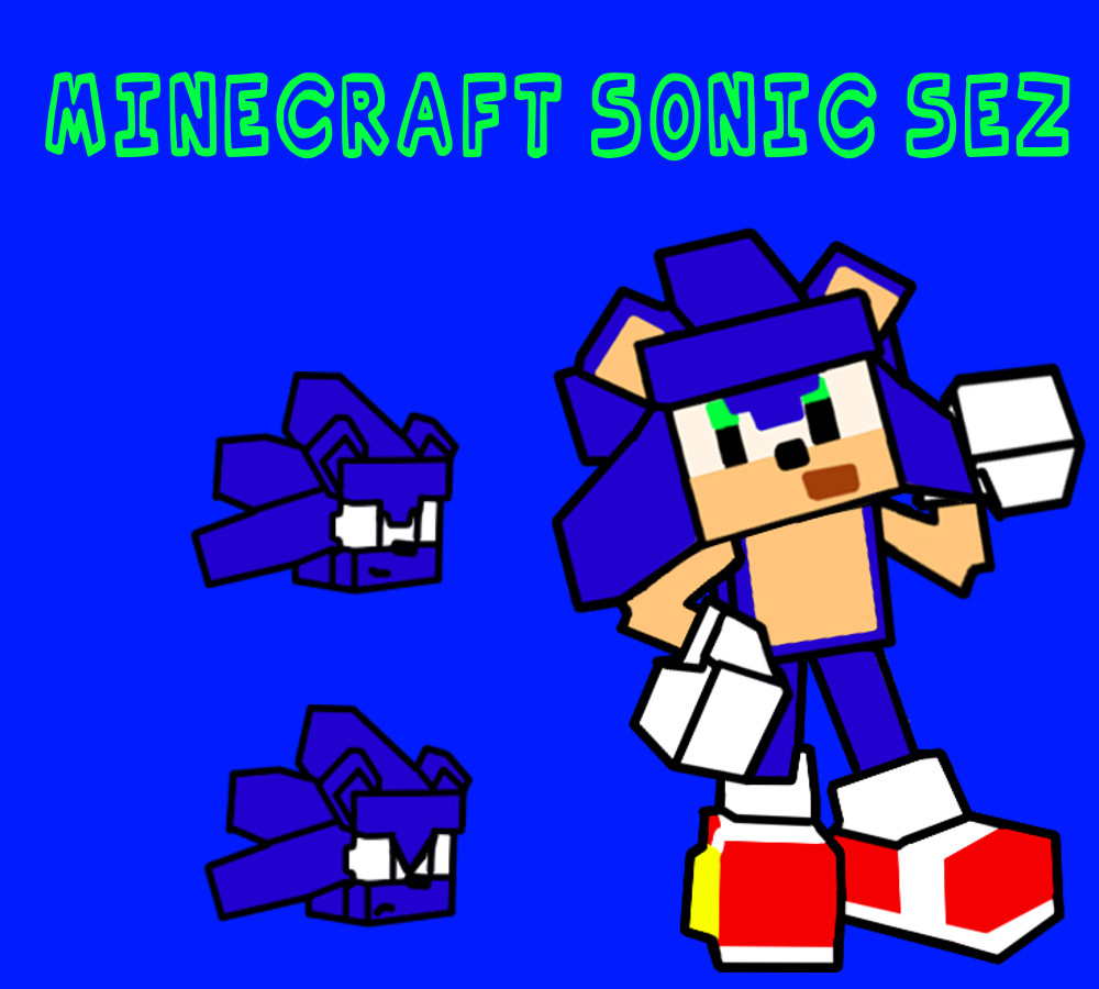 minecraft sonic sez Mod for Friday Night Funkin' | FNF Mods