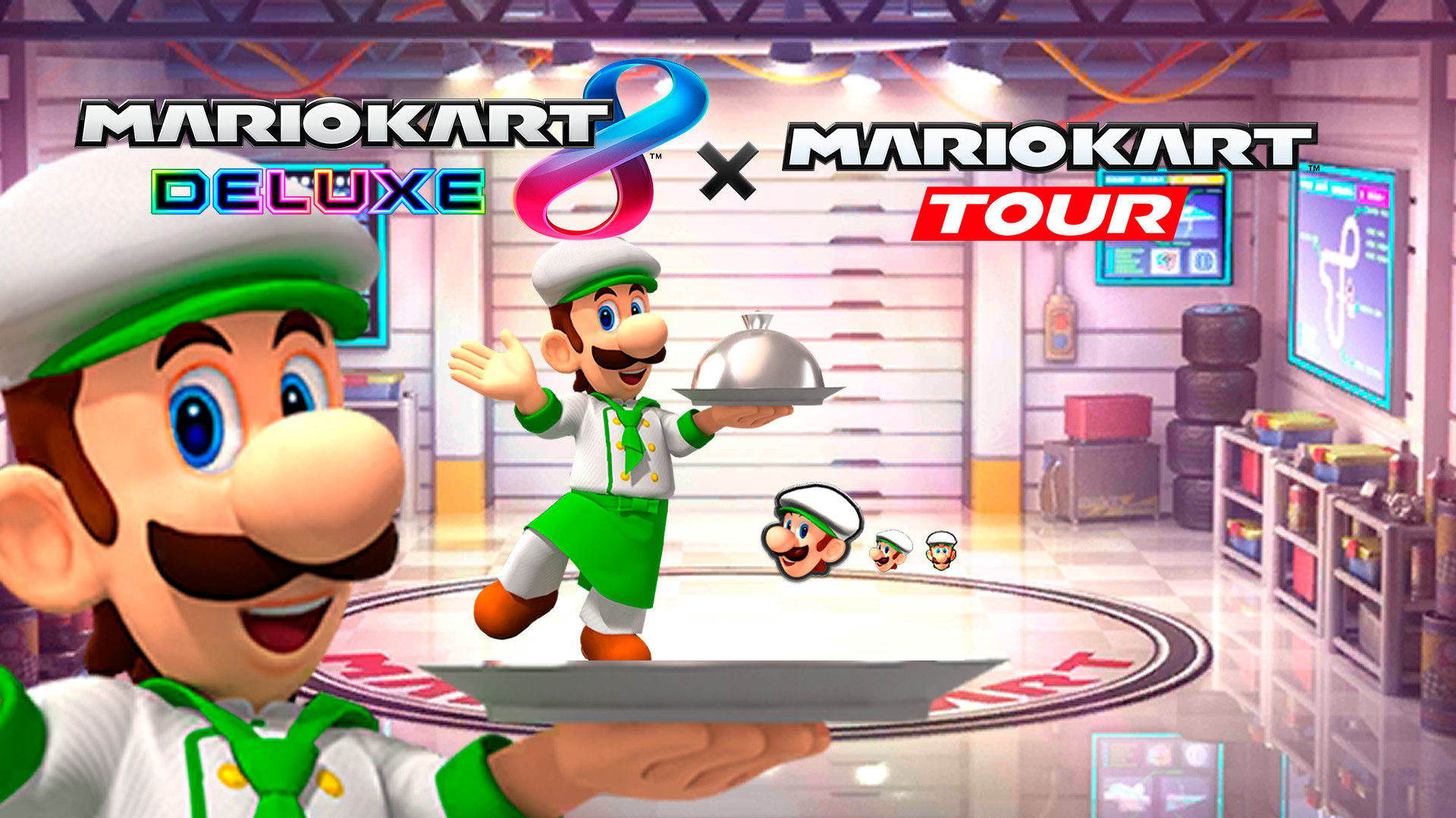 Chef Luigi (With Tour Animations) [Mario Kart 8 Deluxe] [Mods]