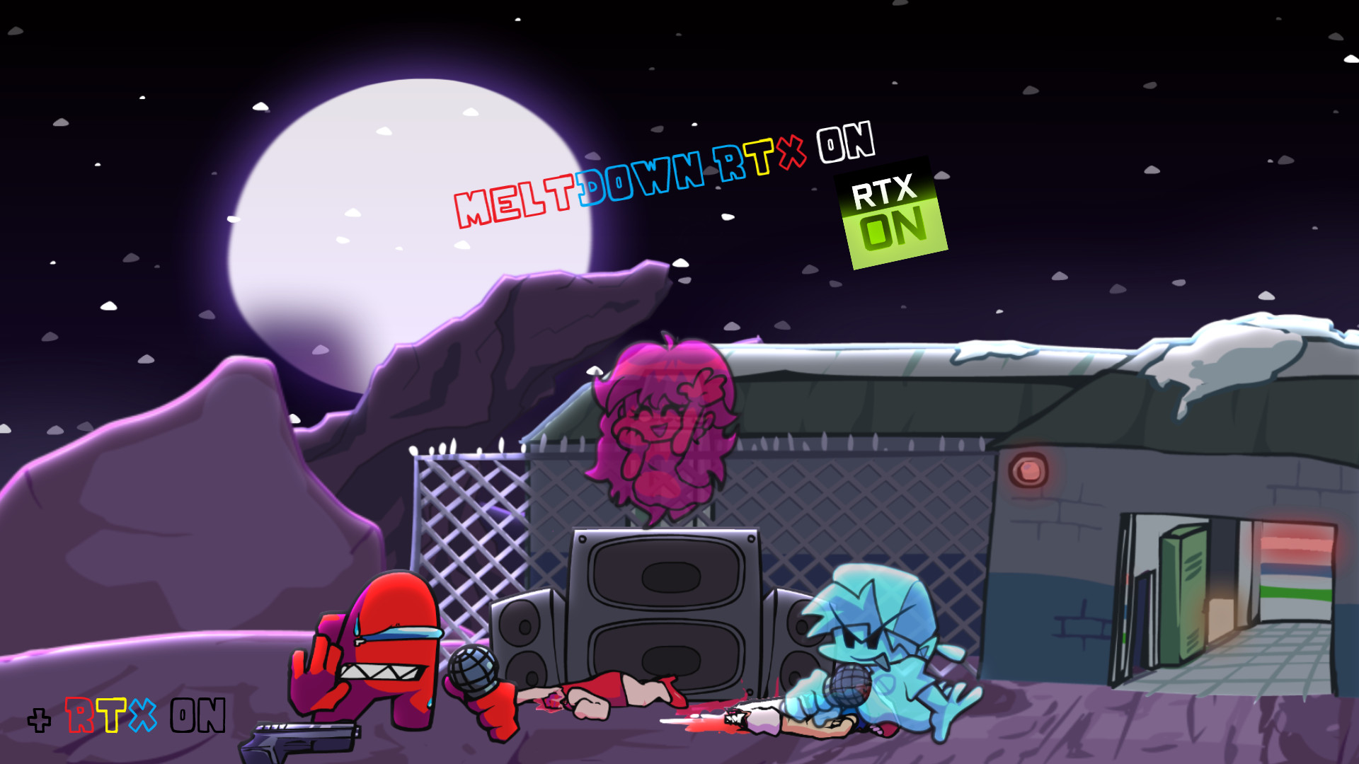 FNF Meltdown Reshaded (RTX ON) Mod for Friday Night Funkin' | FNF Mods