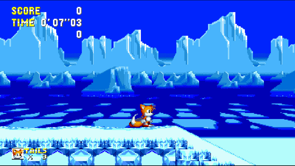 Ice Cap with lighter ice(Style Mania) Mod for Sonic 3 A.I.R. | S3AIR Mods