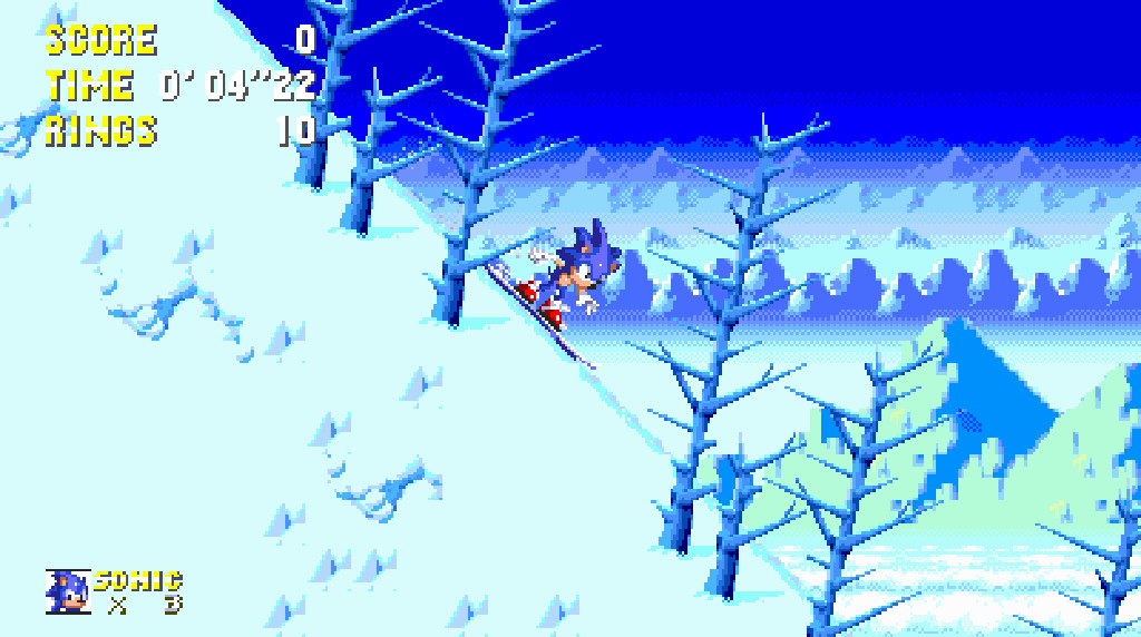Ice Cap with lighter ice(Style Mania) Mod for Sonic 3 A.I.R. | S3AIR Mods