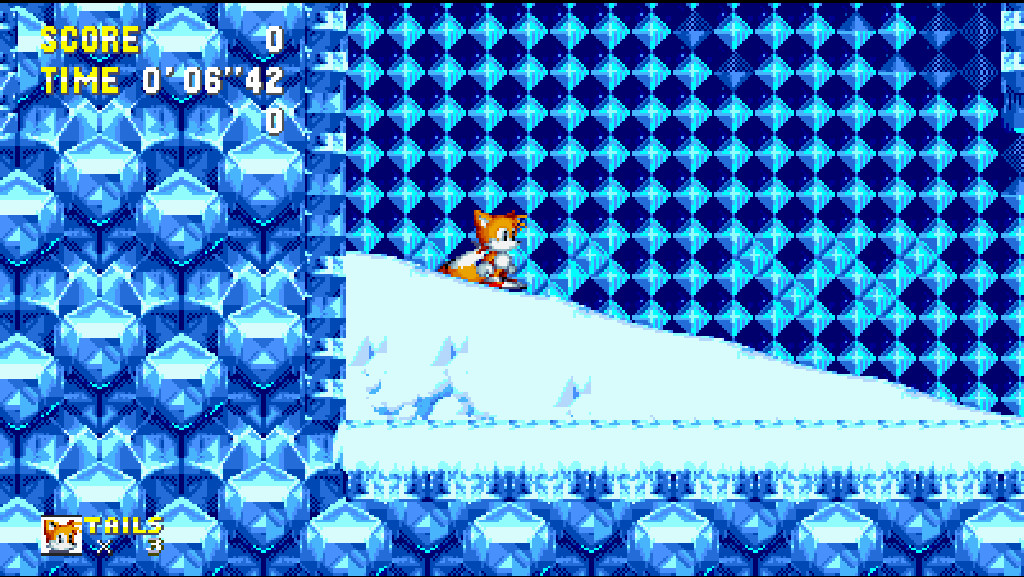 Ice Cap with lighter ice(Style Mania) Mod for Sonic 3 A.I.R. | S3AIR Mods
