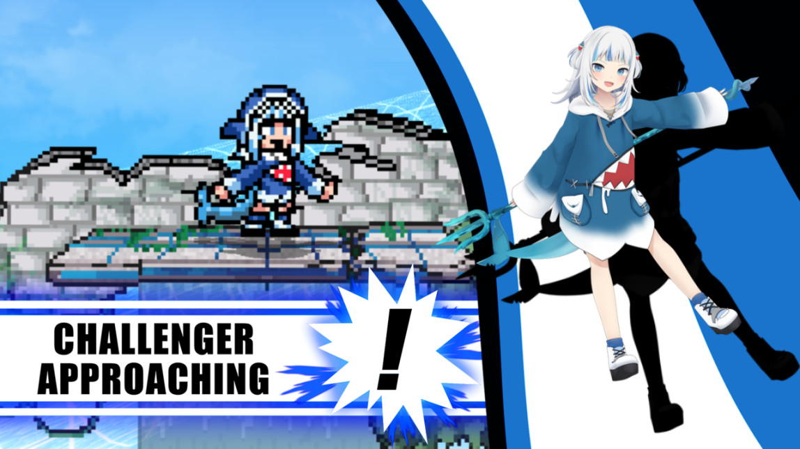 Gawr Gura (Hololive/RoA) (SSBC CMC v7 ONLY) Mod for Super Smash Bros ...