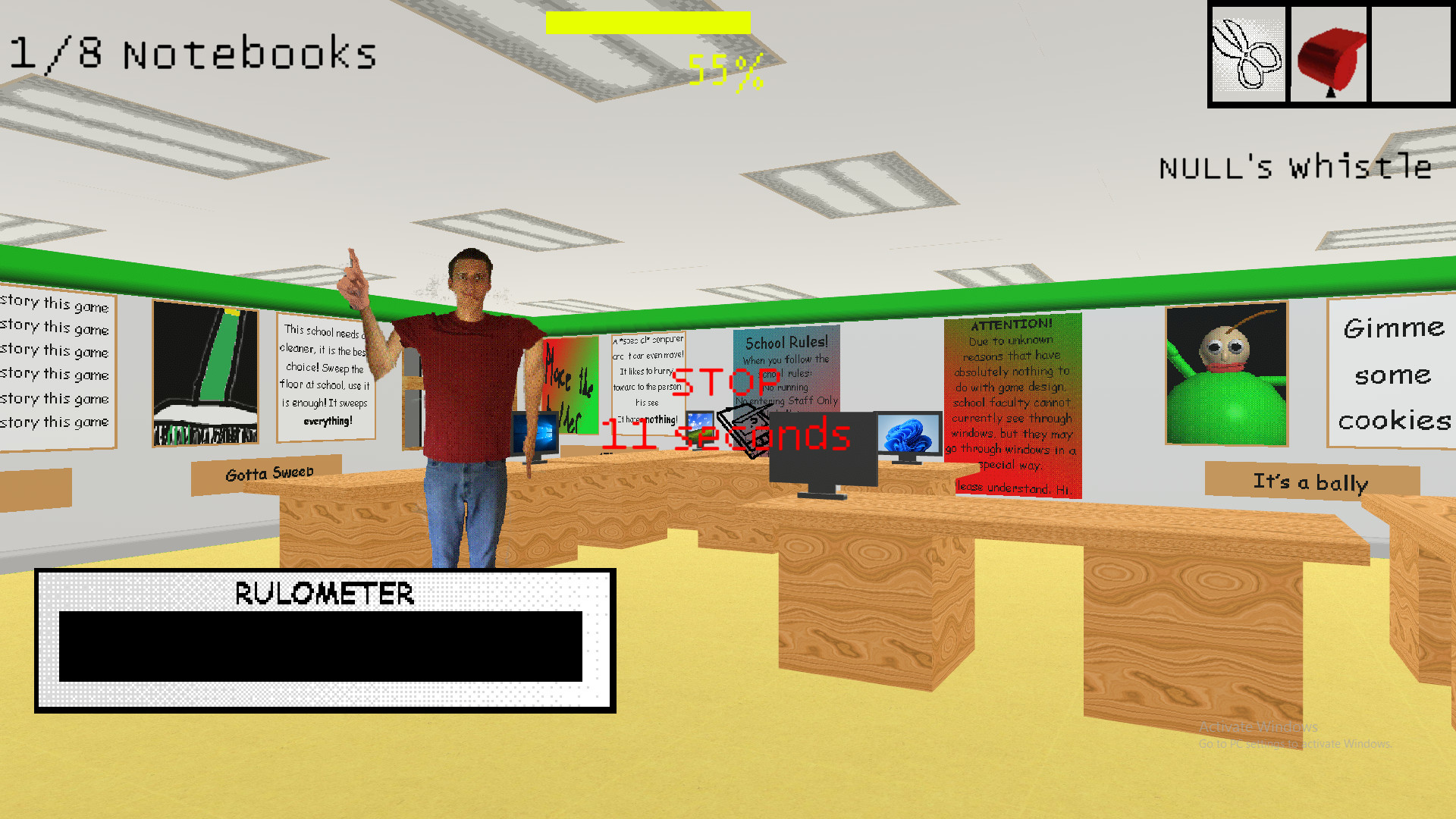 Stick Man's Basics in Easy and Exciting Math Game! [Baldi's Basics] [Mods]